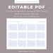 Yearly Overview Printable Planner Year-at-a-glance Annual - Etsy