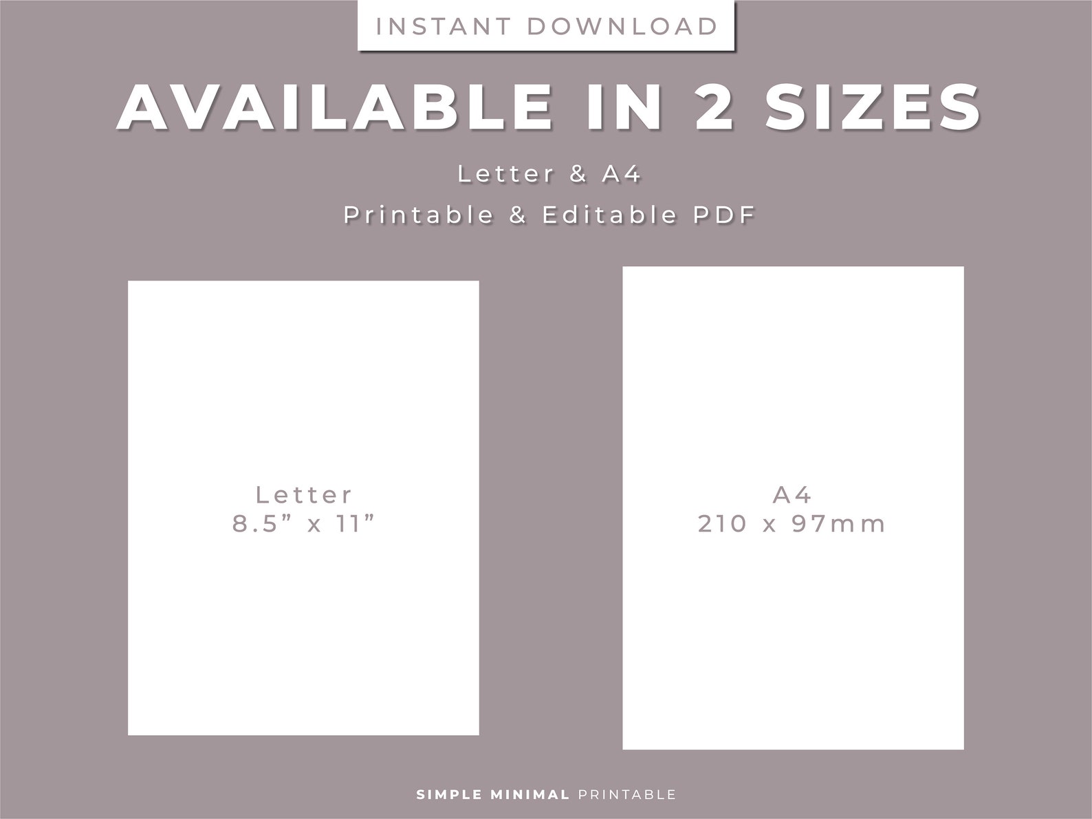 Monthly Gratitude Log Printable: Simple Gratitude Tracker (letter/a4 ...