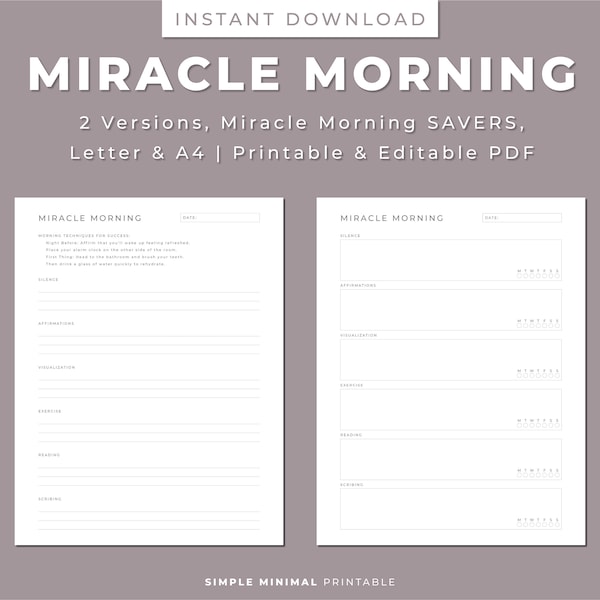 Morning Routine - Etsy