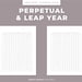 Julian Date Calendar: Perpetual & Leap Year Planner (printable PDF) - Etsy