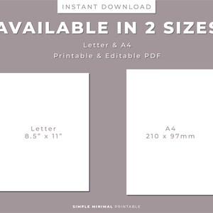 Weekly Day Planner Printable, Editable, Undated Planner, Instant ...