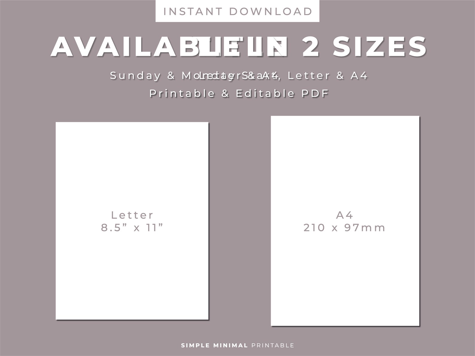 Running To-do Lists Printable: Simple Task Planner (PDF) - Etsy