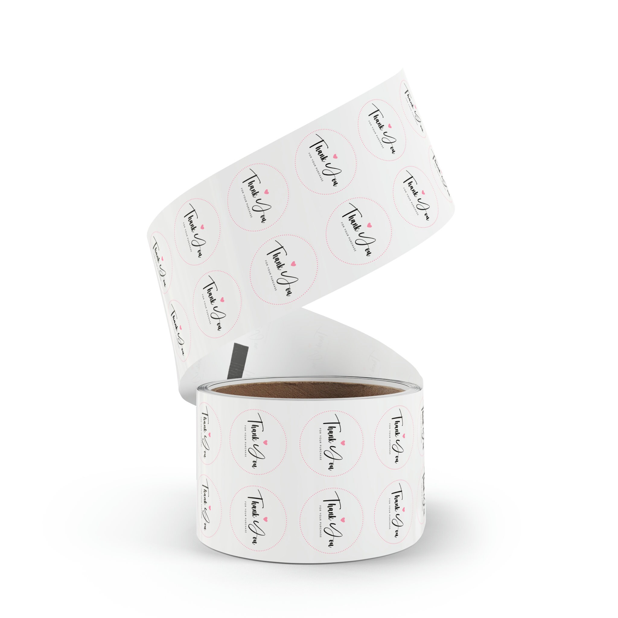 Thank You Sticker Roll - Etsy