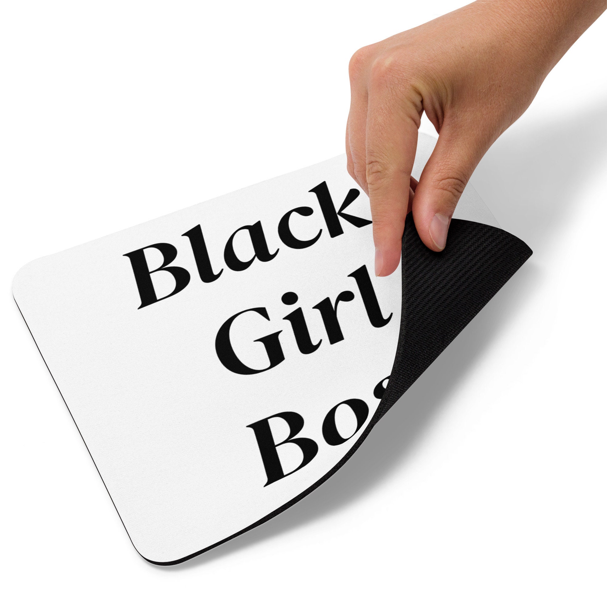 Black Girl Boss Mouse Pad, Mouse Pad for Black Woman, Mouse Pad, Gifts ...