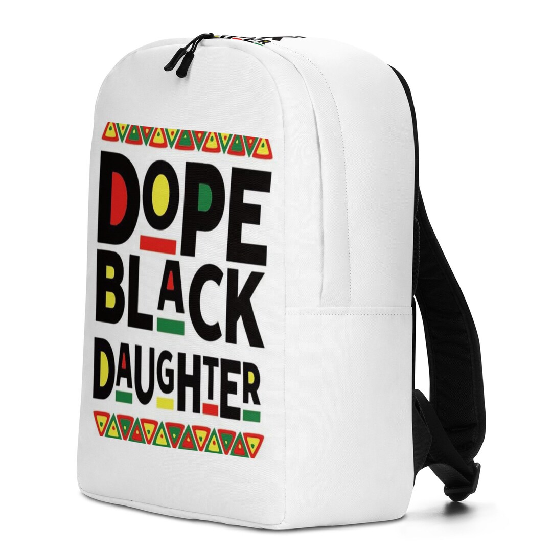 Dope Black Daughter Minimalist Backpack, Black History Backpack, Gifts ...