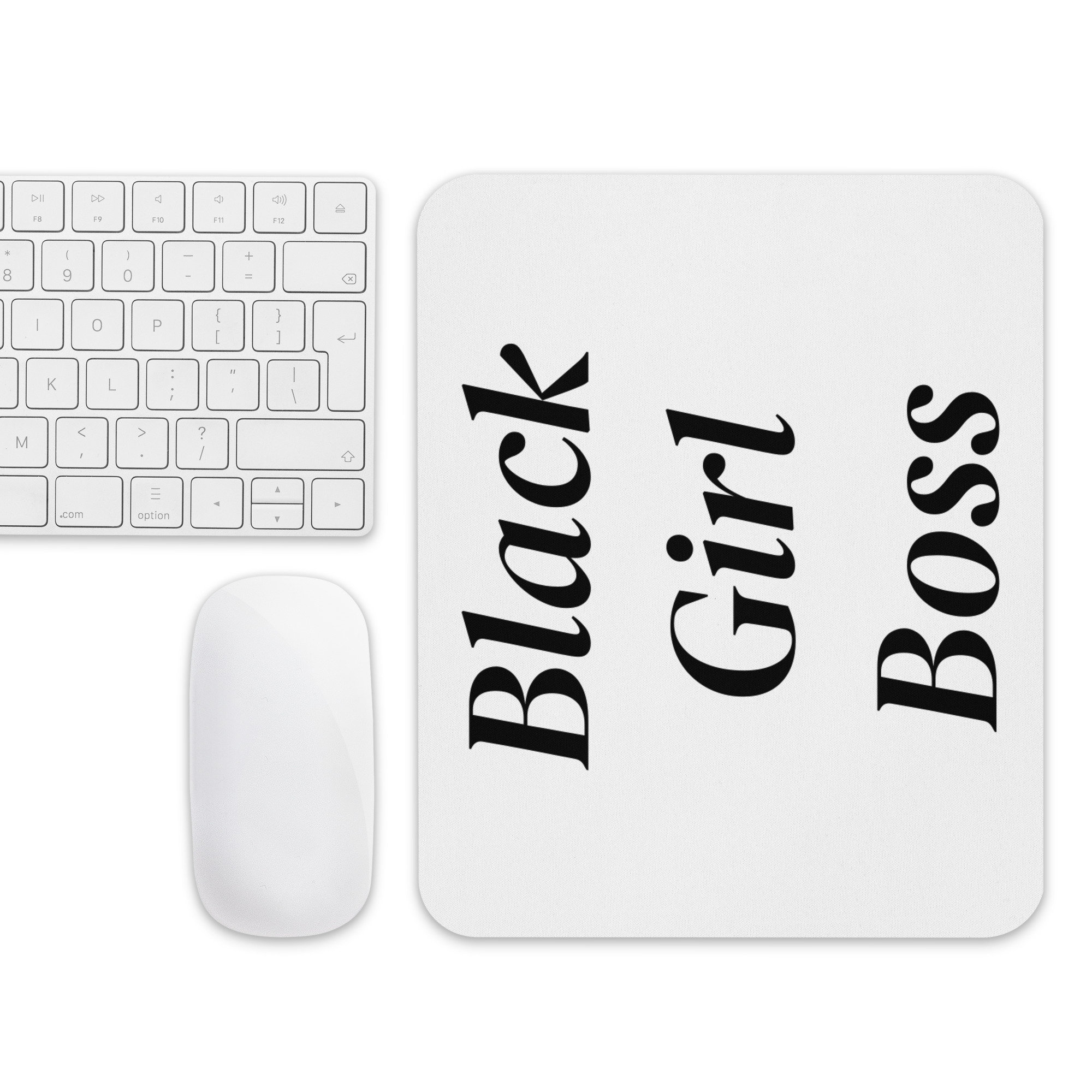 Black Girl Boss Mouse Pad, Mouse Pad for Black Woman, Mouse Pad, Gifts ...