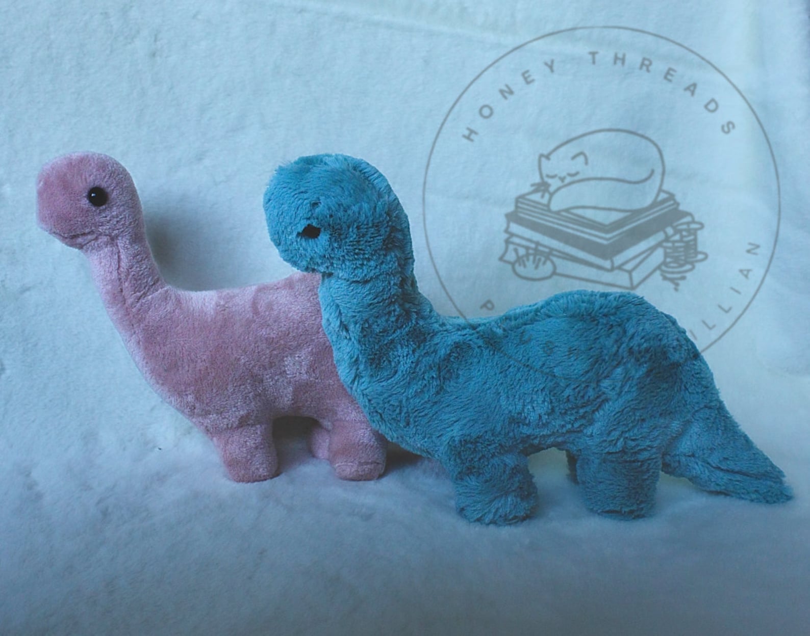 Dino Brontosaurus Plushie Sewing Pattern - Etsy