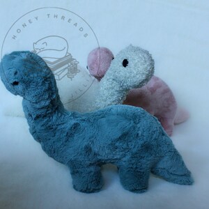 Dino Brontosaurus Plushie Sewing Pattern - Etsy