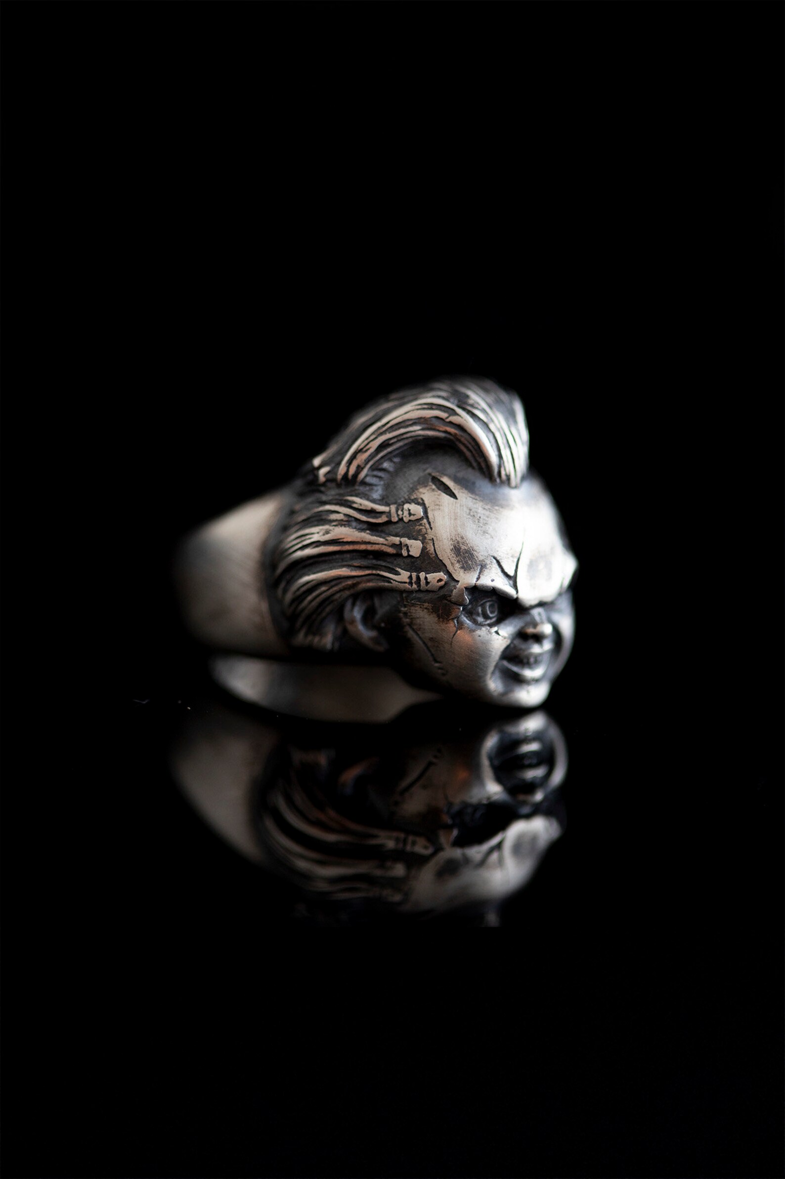 Chucky 925 Sterling Horror Movie Ring - Etsy