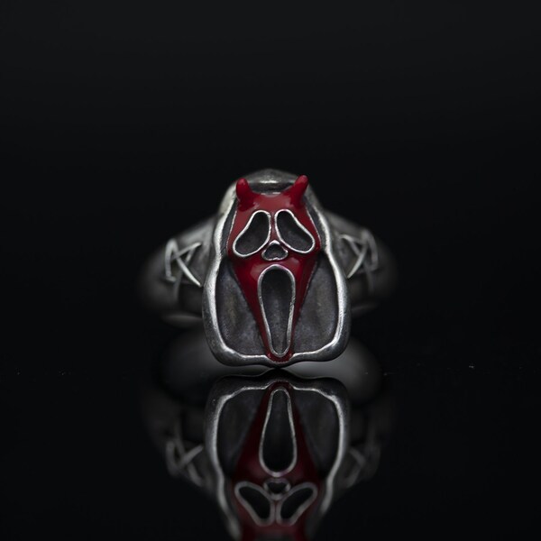 Ghostface Devil Mask - Etsy