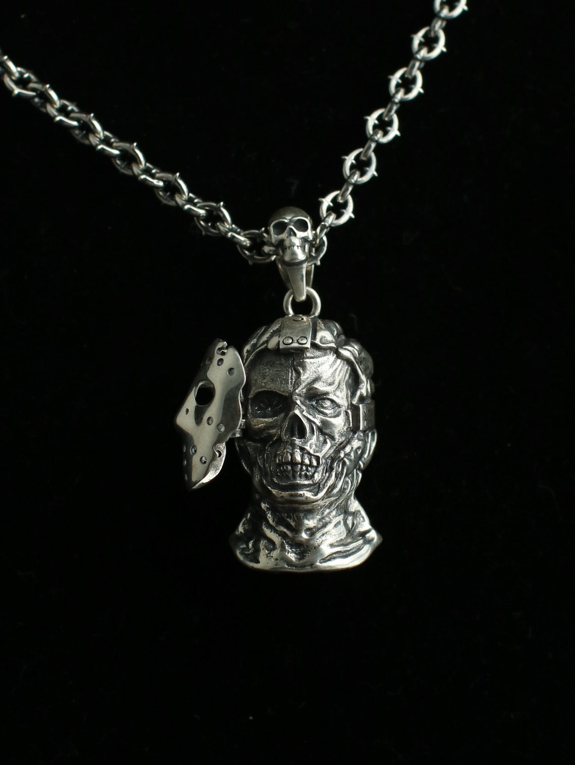 JASON Goes to HELL! 925 Sterling Silver Pendant Necklace - Etsy