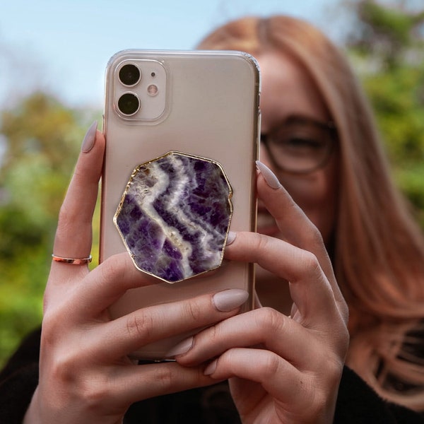 Geode Phone Grip - Etsy