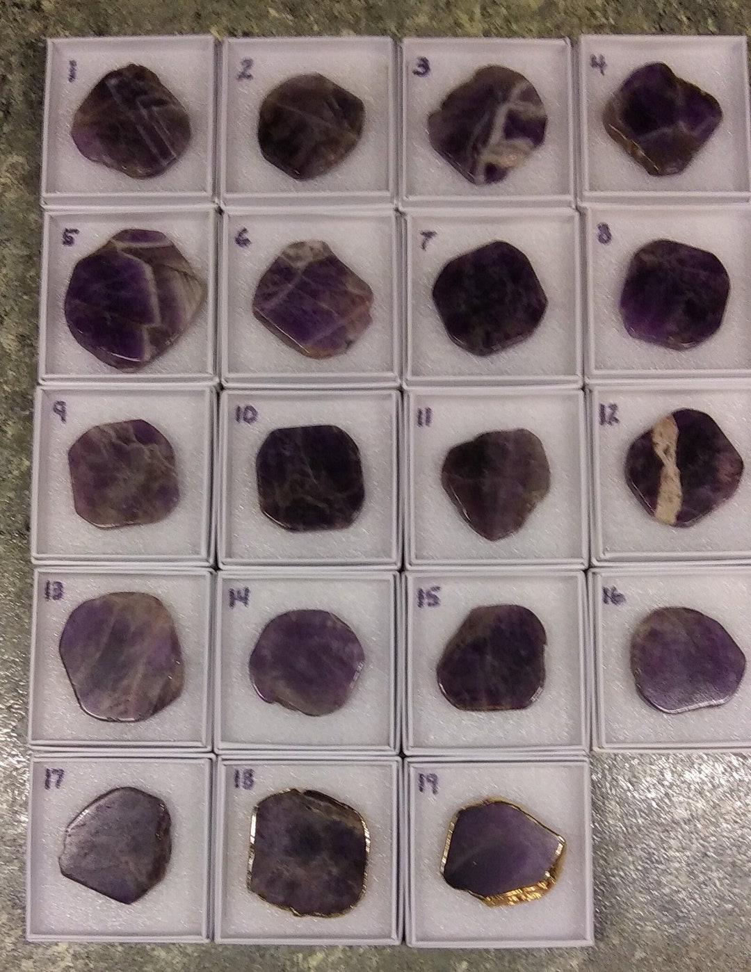 Amethyst Crystal Quartz Phone Grip | Phone Holder | Natural Healing ...