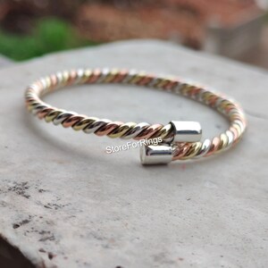 3 Metal Astrological Kriya Bangle, Yogananda Bangle, Kriya Kundalini ...