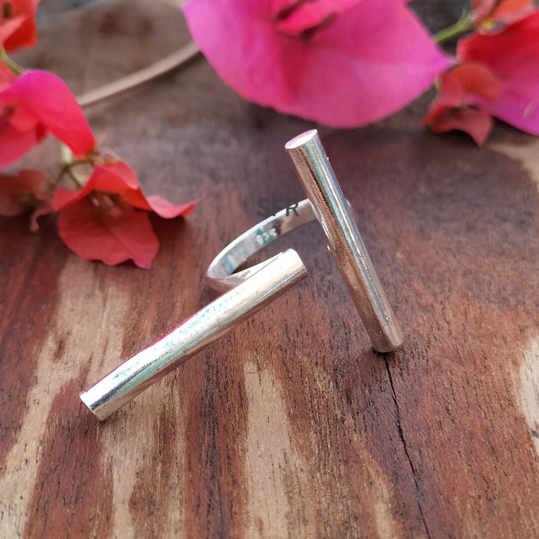 Double Bar Ring, Long Parallel Bar Ring, Parallel Ring, Long Bar Ring ...