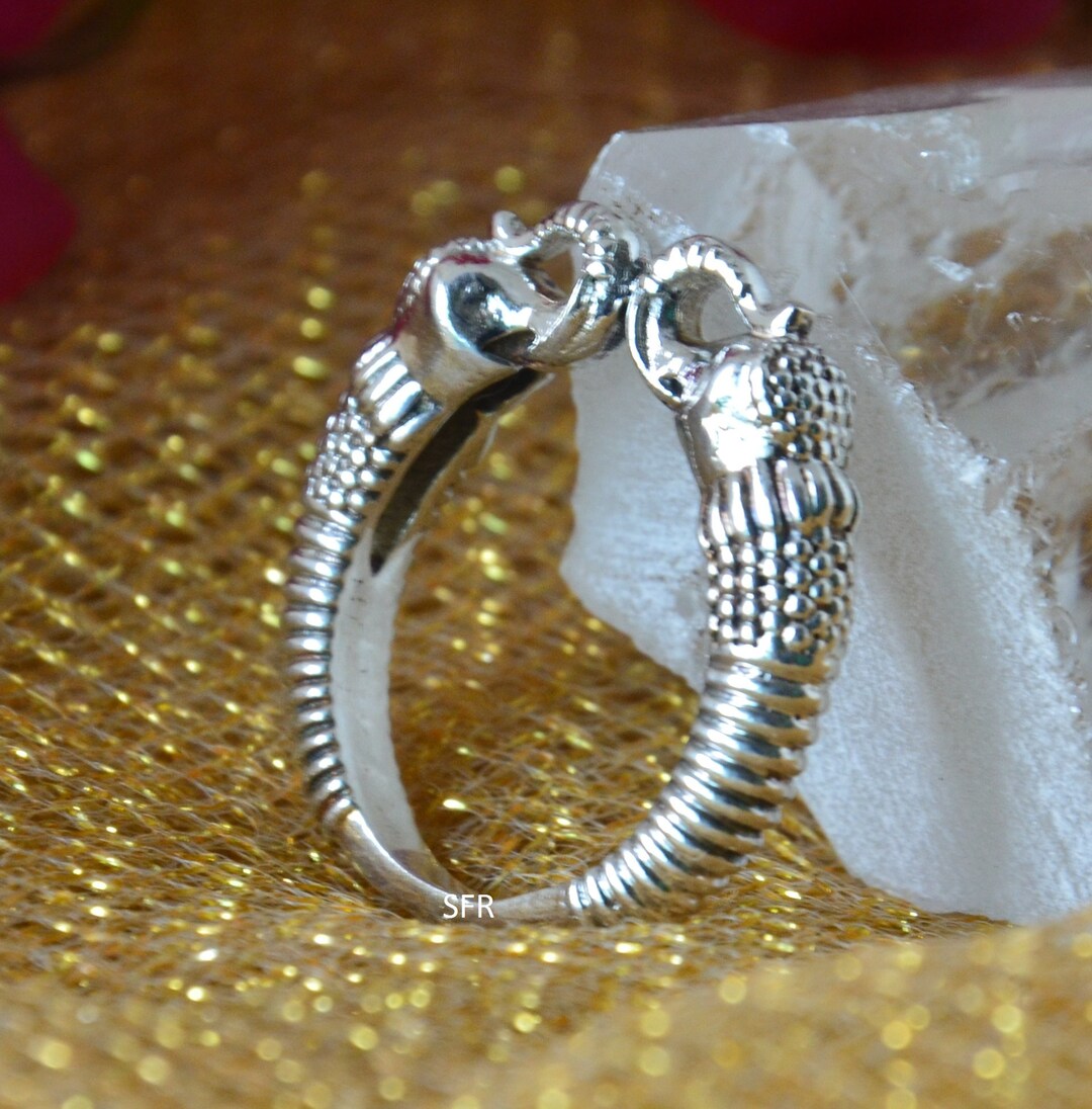 Sterling Silver Elephant Ring-handmade Silver Ring-925 Sterling Silver ...