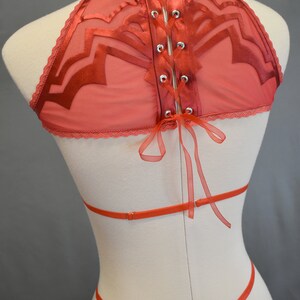 2B Red Lingerie / Bikini Cosplay - Etsy