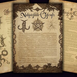 Grimoire Pages: Vol 2, Printable, Digital Download, Scrapbooking - Etsy