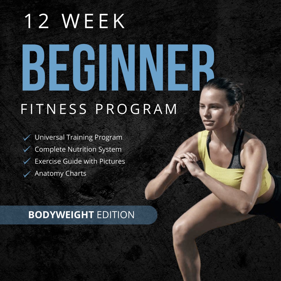 Ultimate Fitness Guide Program for Beginner, Digital Fitness Workout ...