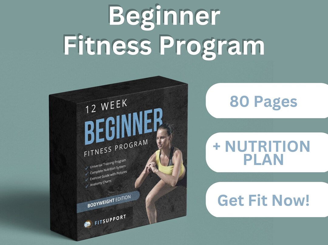 12 Week Fitness Guide , Fitness Program for Beginners, Nutrition Guide ...