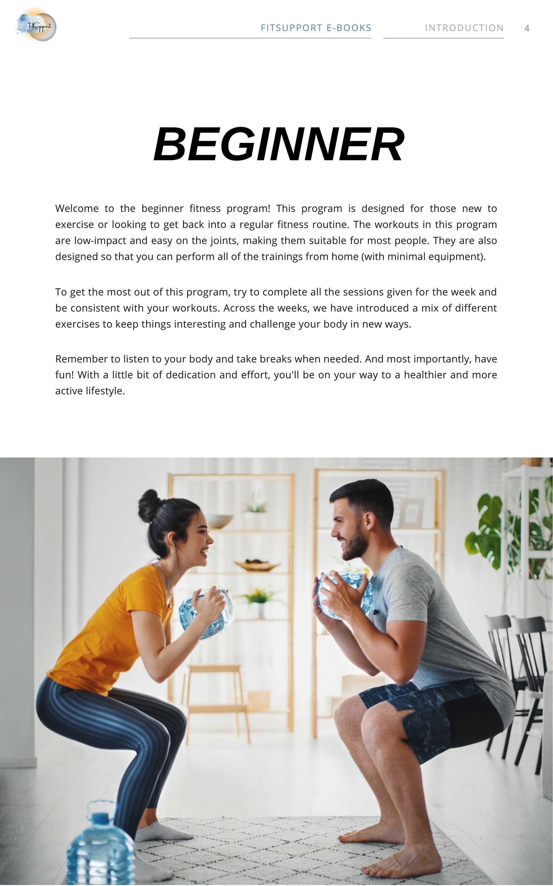 12 Week Fitness Guide , Fitness Program for Beginners, Nutrition Guide ...