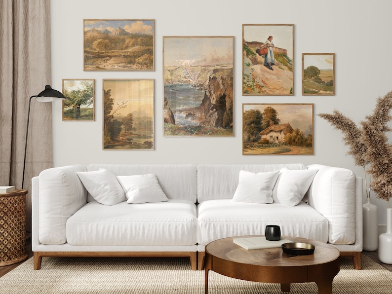 English Cottage Gallery Wall, English Countryside Wall Art, Cottagecore ...