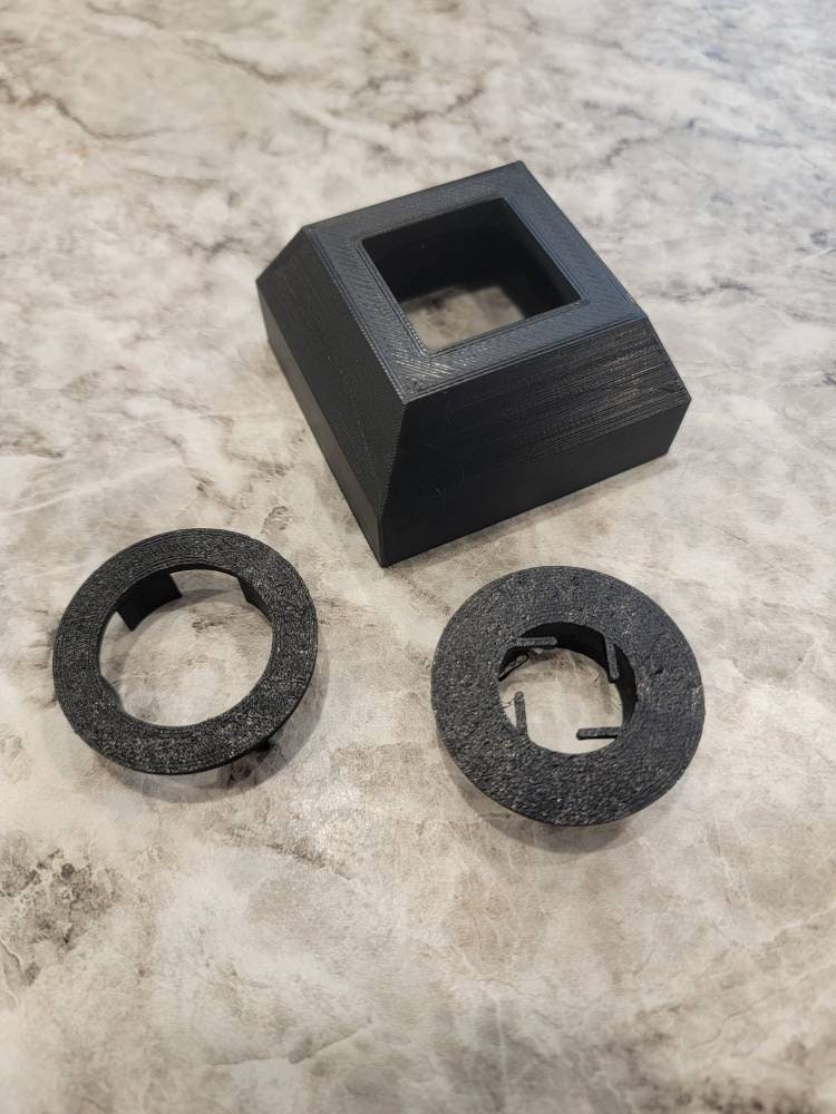 2" X 2" Fence Post Cap Solar Light Holders (3 PACK) - Etsy