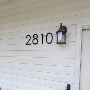 NO DRILLING REQUIRED 7.5" Vinyl Siding House Numbers Black or White - Etsy