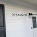 NO DRILLING REQUIRED 4.5" Vinyl Siding House Numbers and Letters Black ...