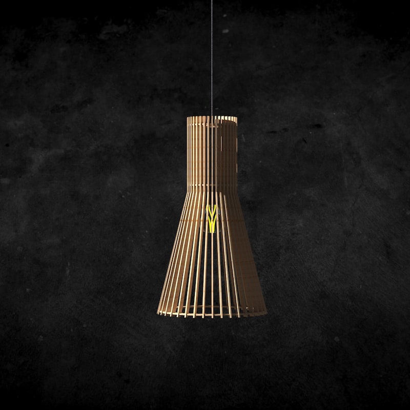 Triangle Ceiling Lamp - Etsy