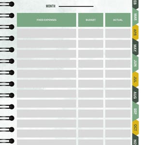 Editable & Printable Canva Template | Faith-based Budget Planner ...