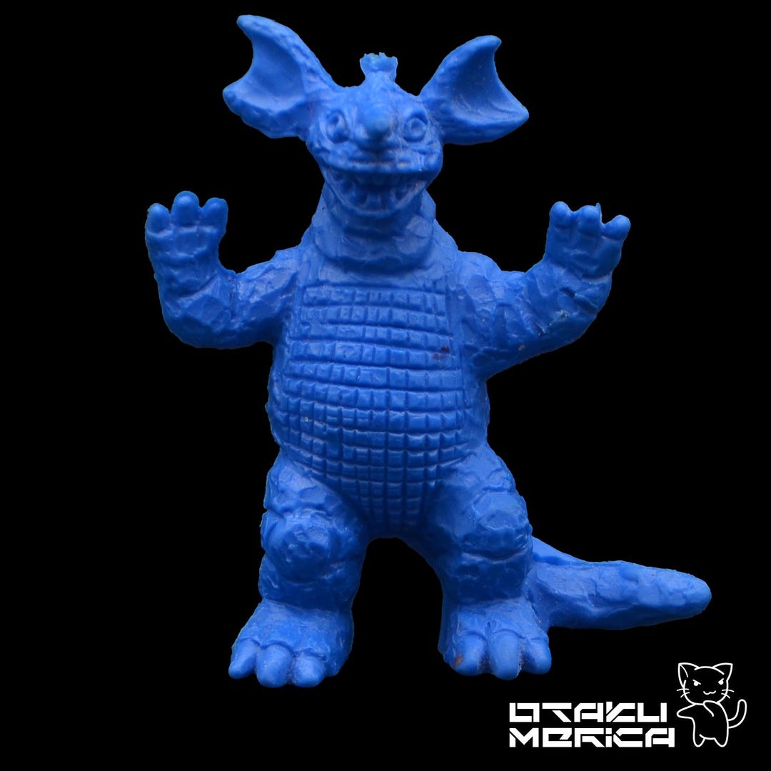 Yamakatsu Baragon blue Vintage Godzilla Kaiju Keshigomu - Etsy
