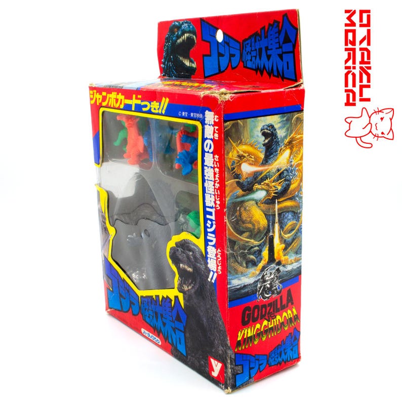 Yutaka 1991 "godzilla Vs King Ghidorah" Kaiju Mini Sofubi & Keshi ...
