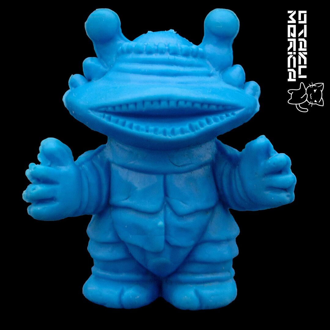 POPY Kanegon Keshi (blue) - Vintage Ultraman Kaiju Keshigomu - Etsy