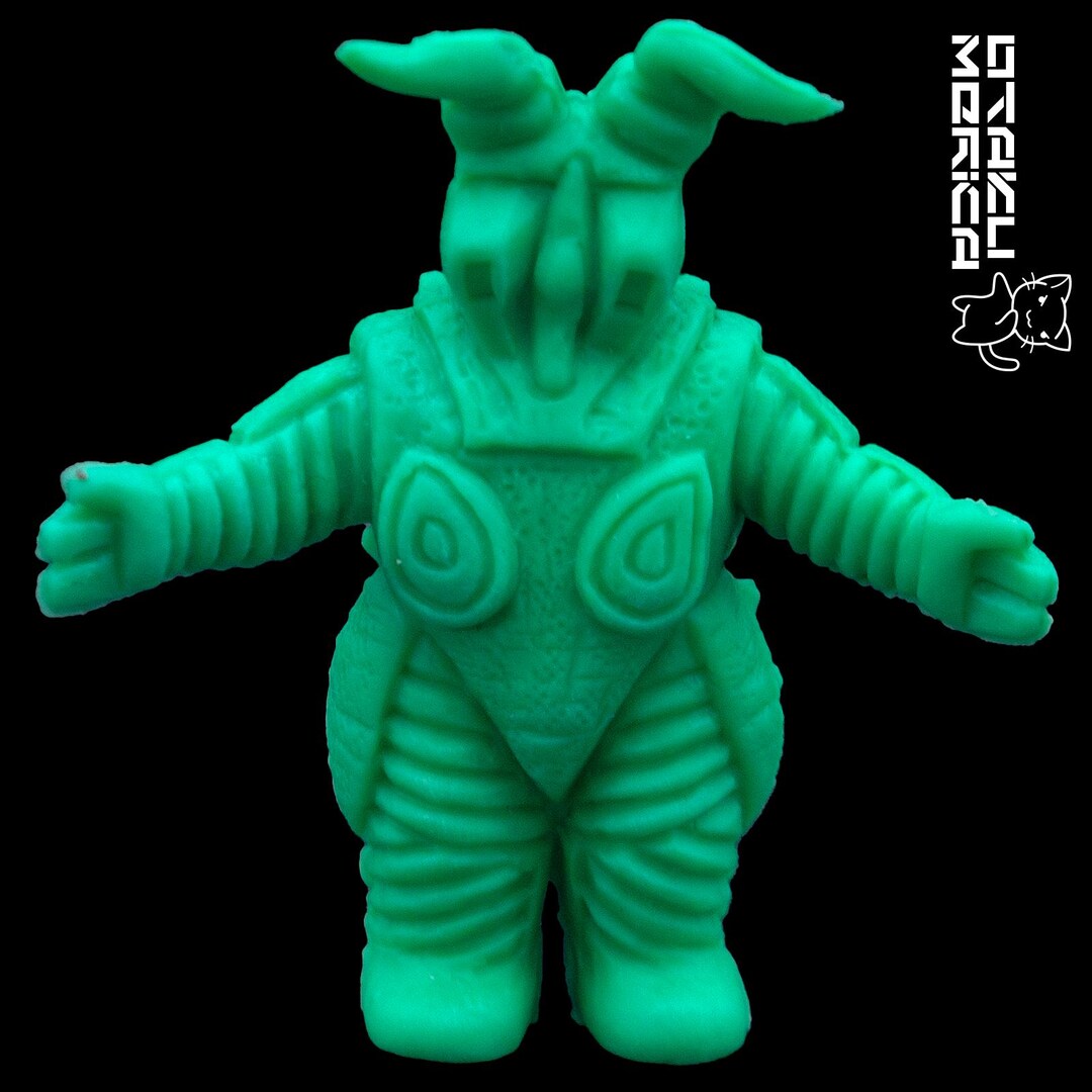 POPY Alien Zetton (green) - Vintage Ultraman Kaiju Keshigomu - Etsy Canada