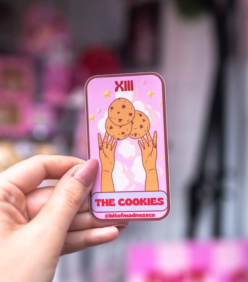 The Cookies Tarot Card Sticker - Etsy
