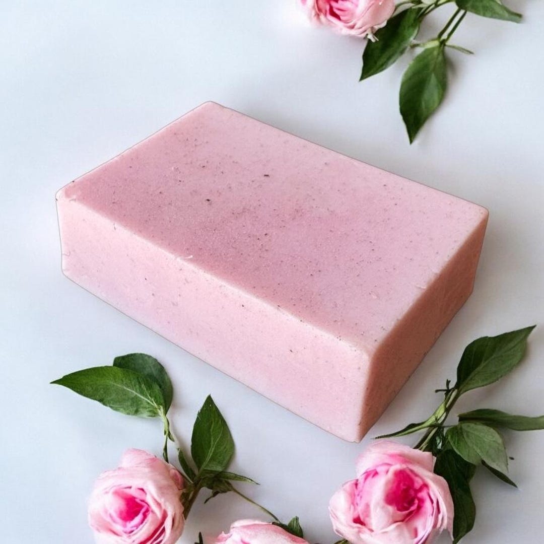 Rose & Shea Butter Bar Soap - Etsy