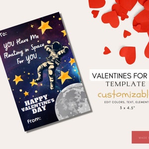Printable Valentine Cards for Kids, Instant Download Valentine's Day ...