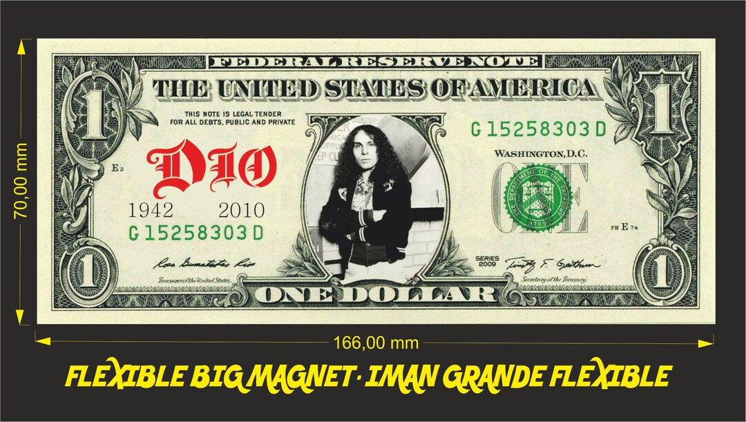 Dio Holy Diver Black Sabbath Iman/magnet Size 16cm X 7cm - Etsy