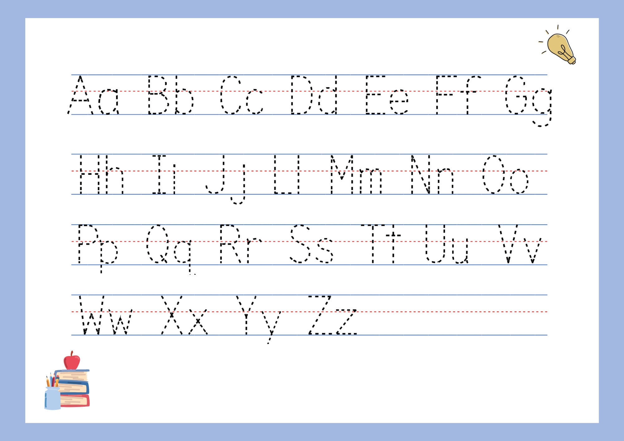 Alphabet Letter Trace - 3 PACK - Etsy