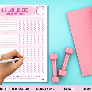 Barbie Inspired Self Care Checklist | Mind, Body, Soul, & Fun Weekly ...