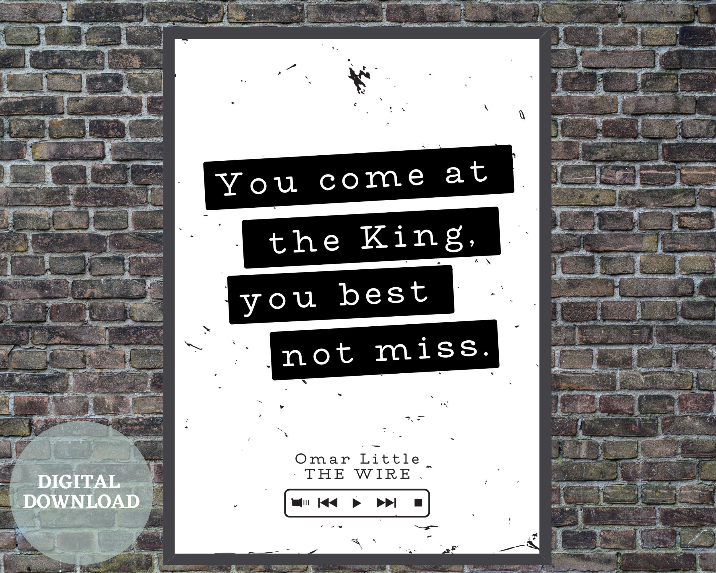 The Wire / You Come at the King, You Best Not Miss / Omar Little ...