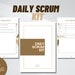 Agile Scrum Daily Scrum Kit | Daily Scrum Meeting Guide | Project ...