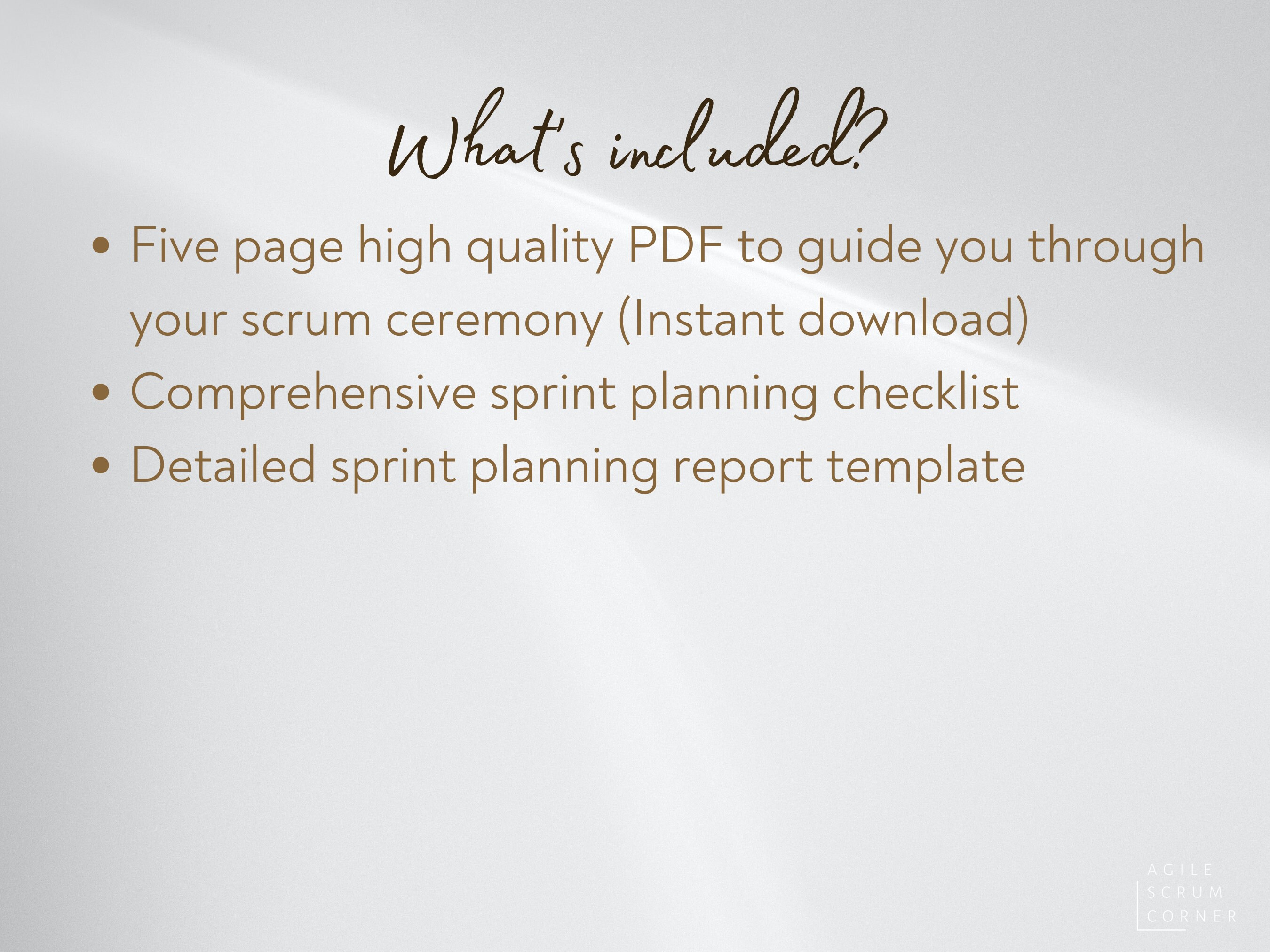 Agile Scrum Sprint Planning Kit | Sprint Planning Meeting Guide ...