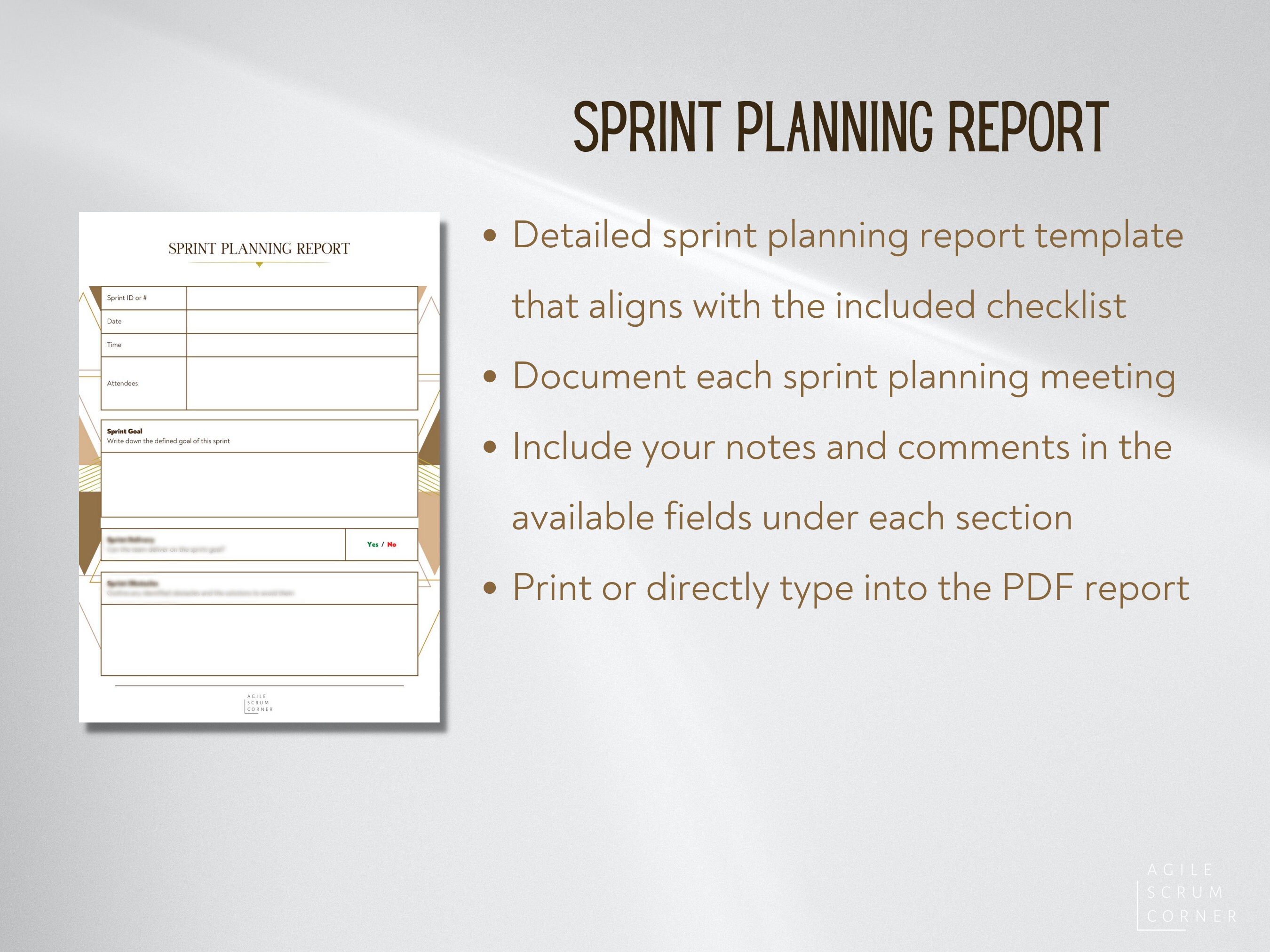 Agile Scrum Sprint Planning Kit | Sprint Planning Meeting Guide ...