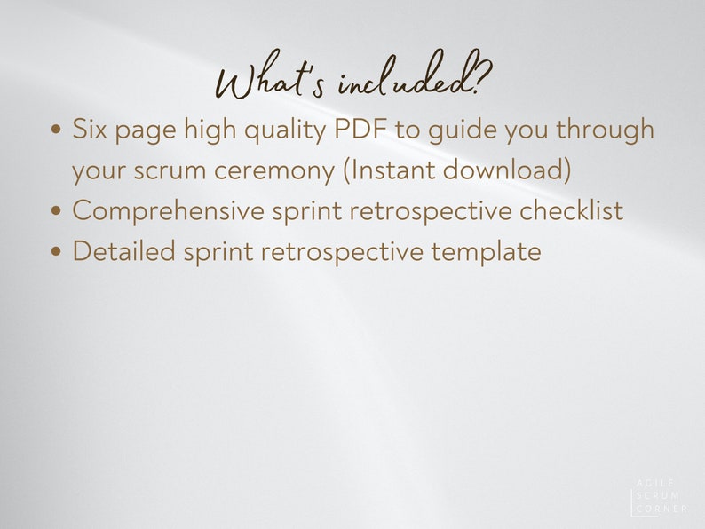 Agile Scrum Sprint Retrospective Kit | Sprint Retrospective Meeting ...