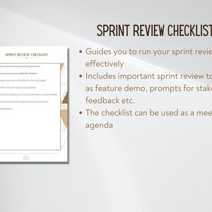 Agile Scrum Sprint Review Kit | Sprint Review Meeting Guide | Project ...