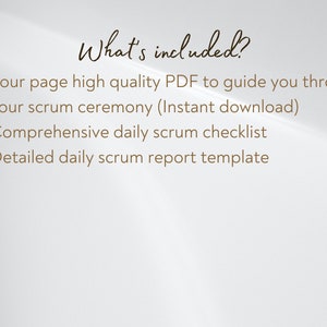 Agile Scrum Daily Scrum Kit | Daily Scrum Meeting Guide | Project ...
