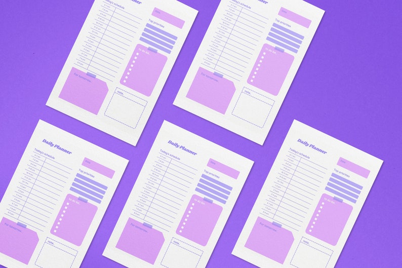 Daily Planner, Cute Daily Planner, to Do List Planner, Personal Planner ...