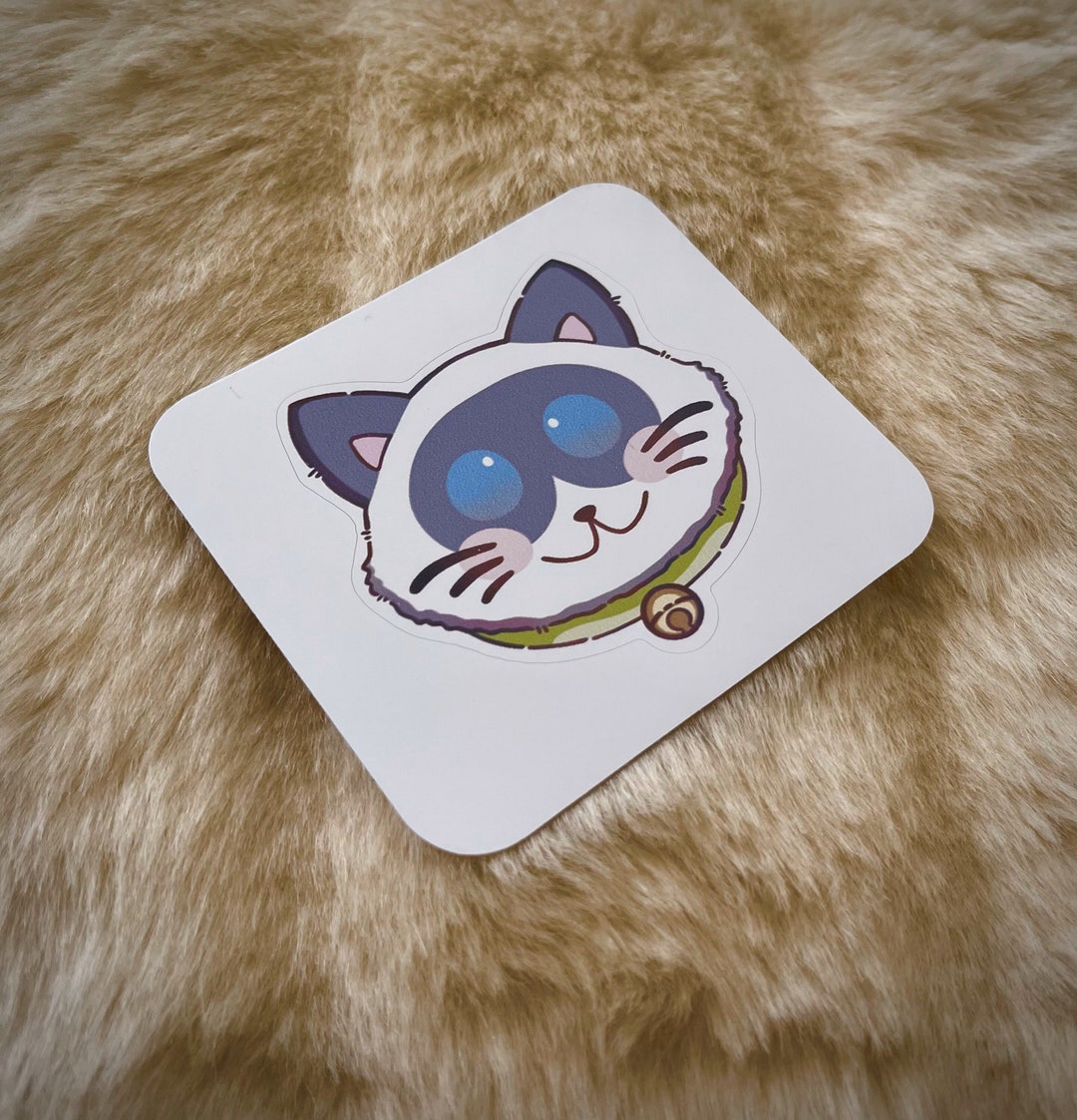 Kawaii Ragdoll Cat Sticker | Cute Cat Sticker for Journaling ...